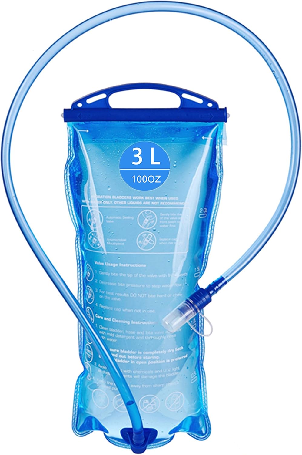 TANNOZHE Hydration Bladder 3L BPA Free, 7Inch Large Opening Water ...