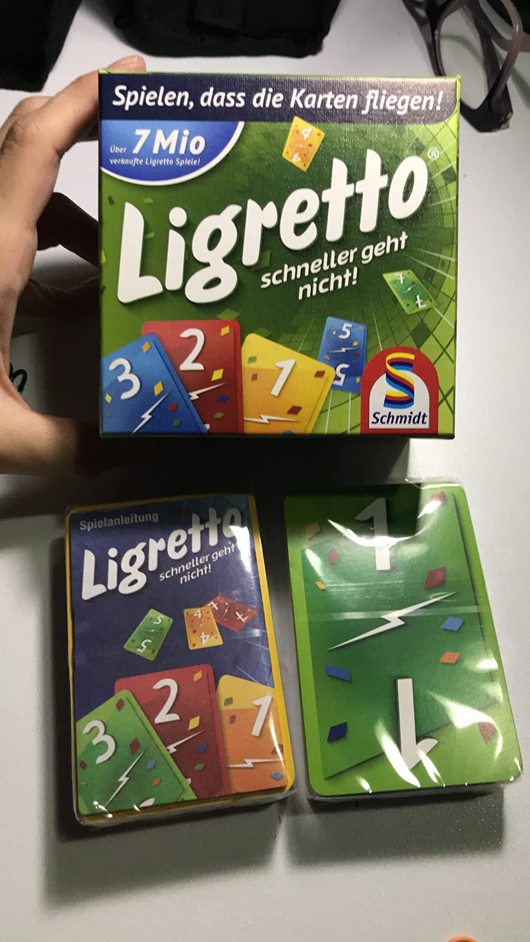 $4/mo - Finance Schmidt Spiele 1201 Green Ligretto Card Game for 8 ...
