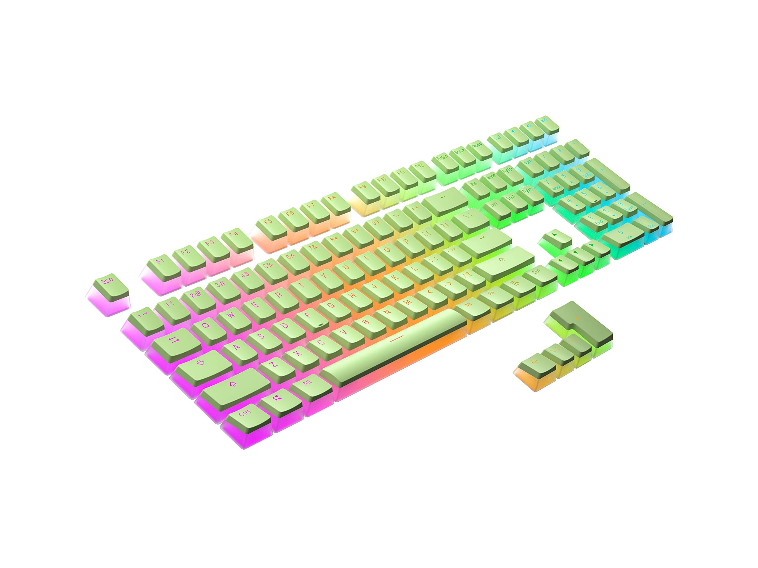 Buy HK Gaming Pudding Keycaps Set | Doubleshot PBT Keycap Set | Full ...