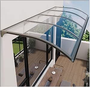 Transparent Canopy Awning - Durable Weather Resistant Overhead Shelter ...