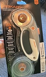 Amazon.com: Fiskars 60mm Rotary Cutter for Fabric with Ergonomic Loop ...