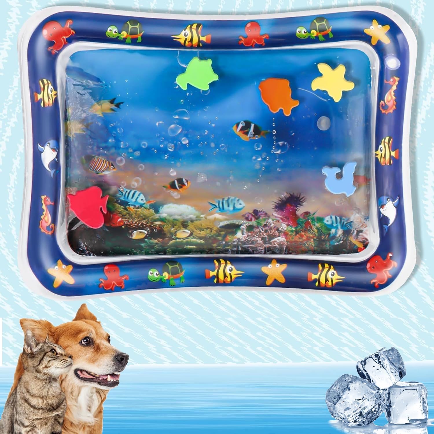 Amazon.com : Thickened Water Sensory Playmat for Cats, 2024 New Water ...