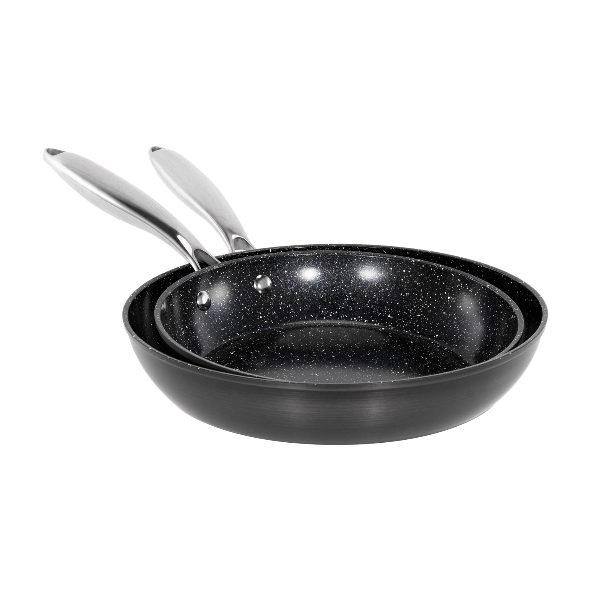 Amazon.com: MAISON ARTS Hard Anodized Nonstick Frying Pans Set 2 Piece ...