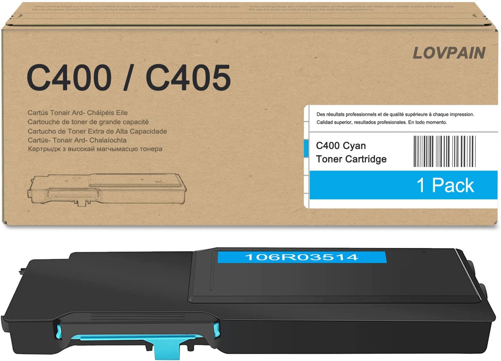 Amazon.com: VersaLink C400/C405 Black, Cyan, Magenta, Yellow Toner ...