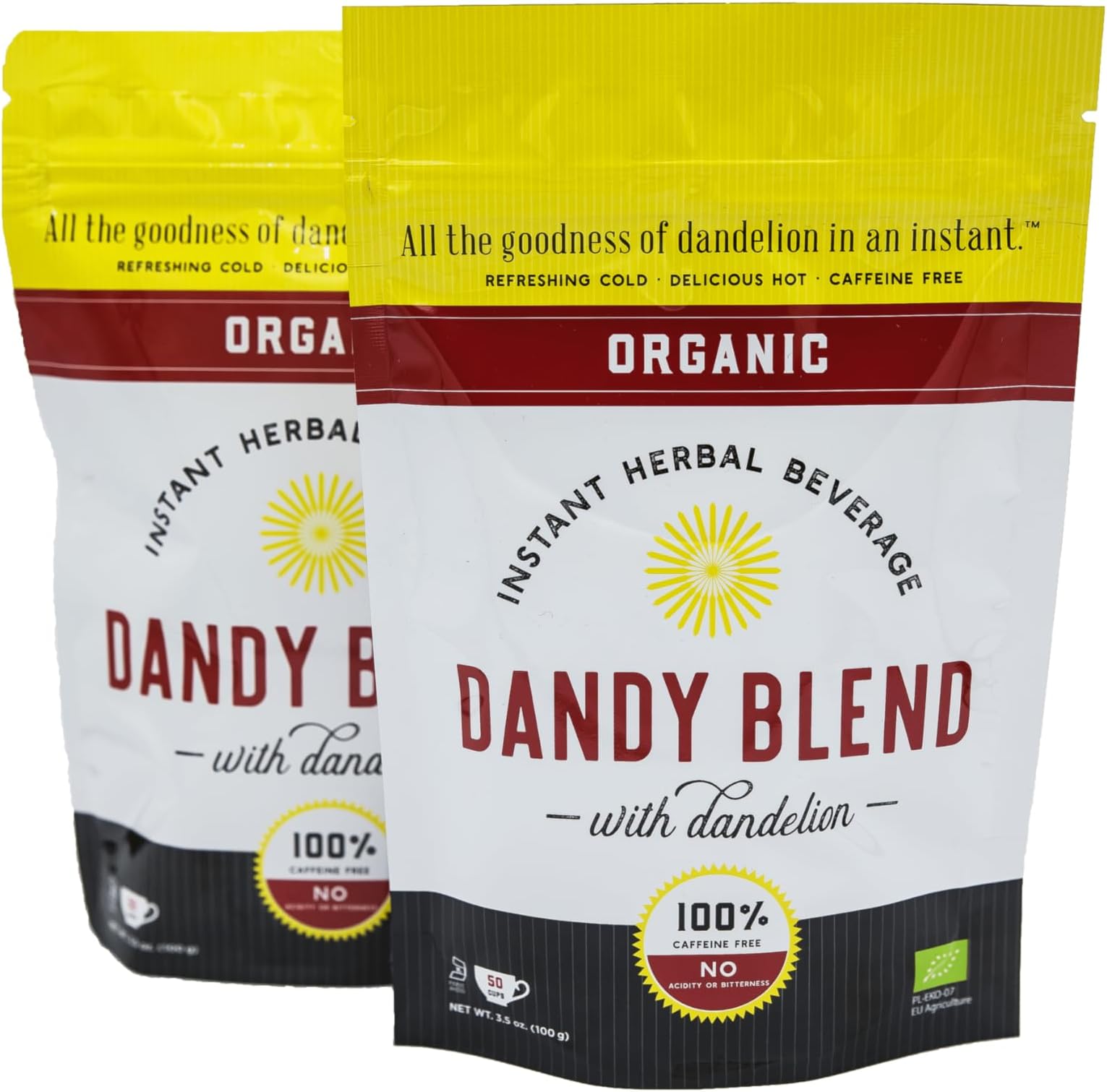 Amazon.com : Dandy Blend Instant Herbal Beverage with Dandelion - 3.53 ...