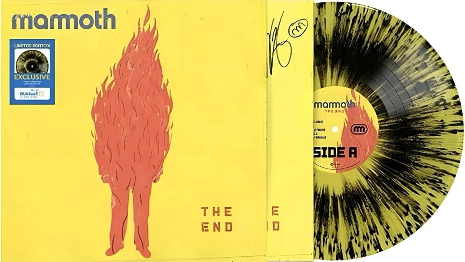 Amazon.com: Mammoth - The End - WM Exclusive Yellow & Black Splatter ...