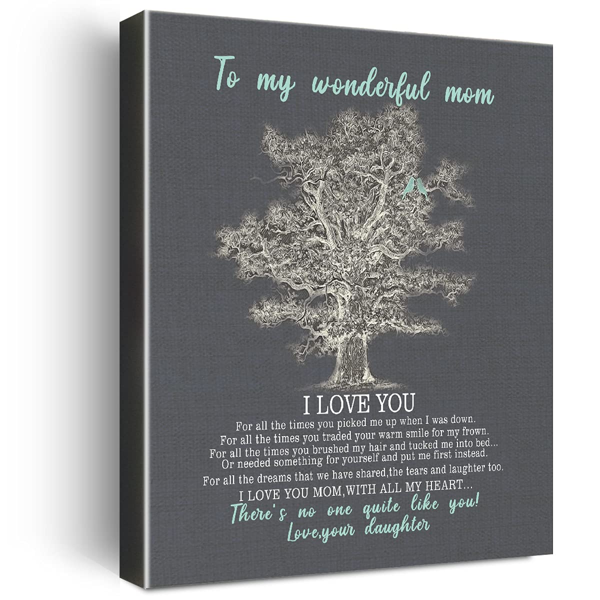 Buy Wailozco Gifts For Mom Hangable Canvas Poem Prints Framed Poster buy-wailozco-gifts-for-mom-hangable-canvas-poem-prints-framed-poster
