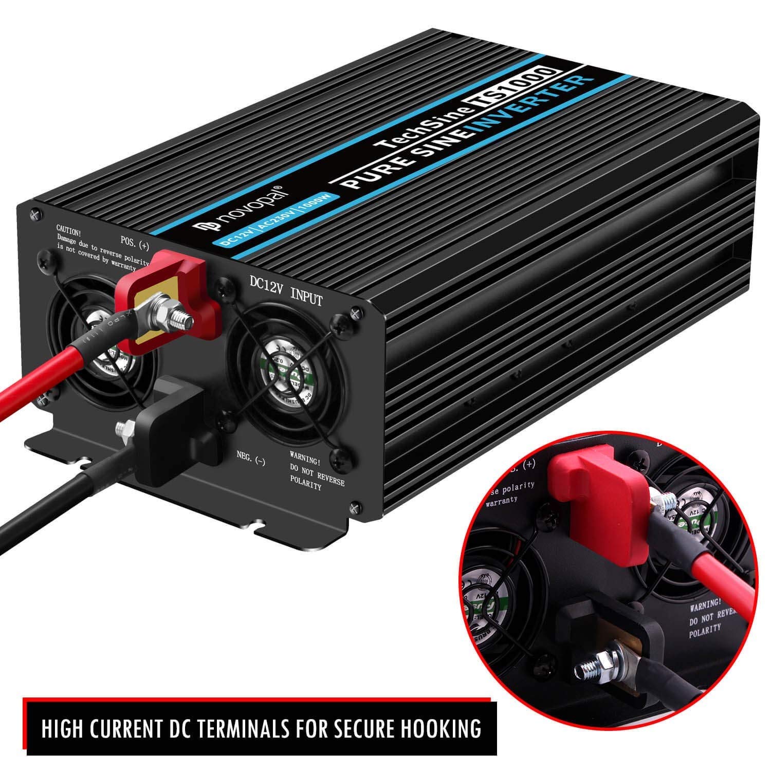 Buy GQLB Car converter Wave-1000 Watt 12V DC to 230V/240V AC Converter ...