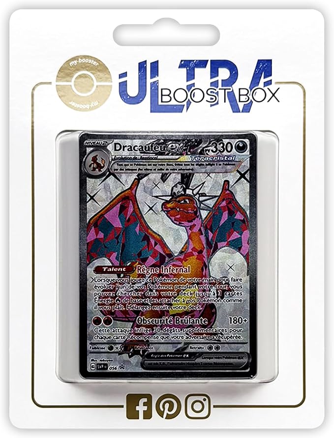 Dracaufeu ex SV056 Full Art Téracristal - Ultraboost X Écarlate et ...