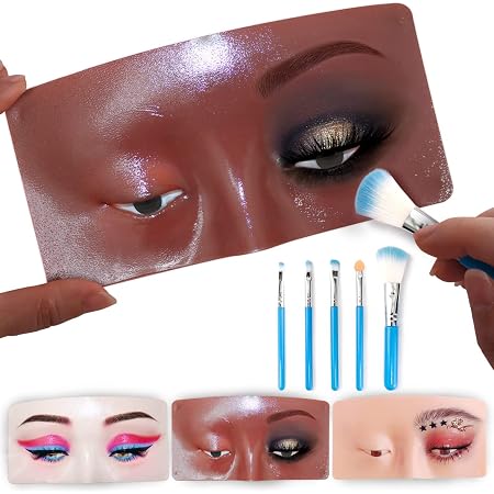 Amazon.com: Makeup Practice Face Board, Resusable 3D Makeup Mannequin ...