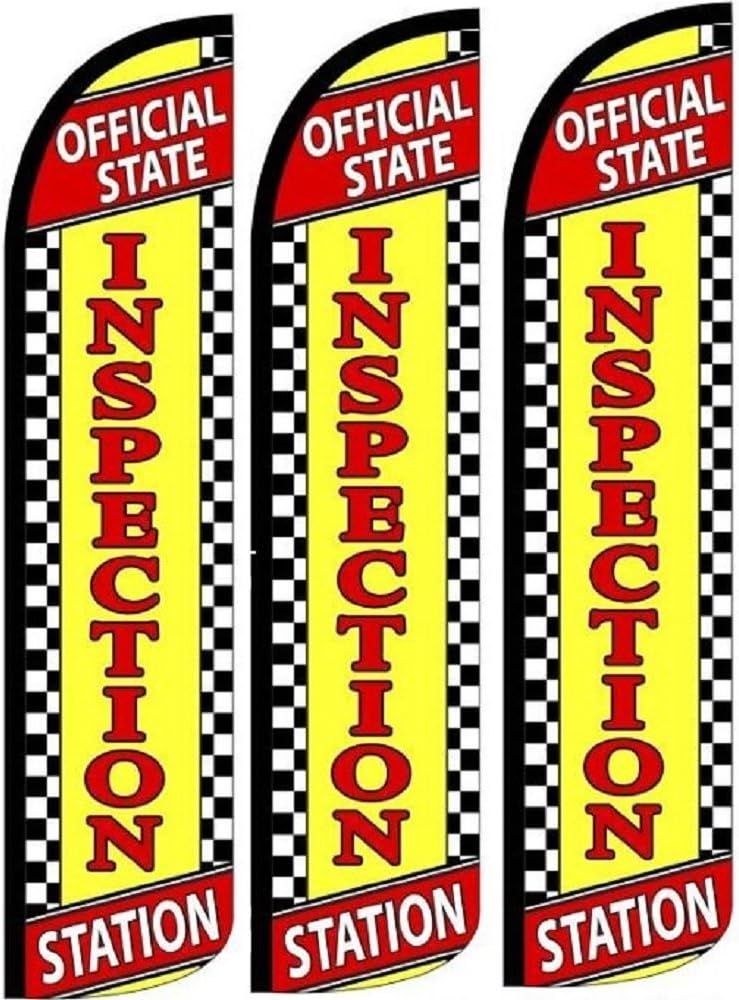 Amazon.com : OnPoint Wares Official State Inspection Flags – Pack of 3 ...