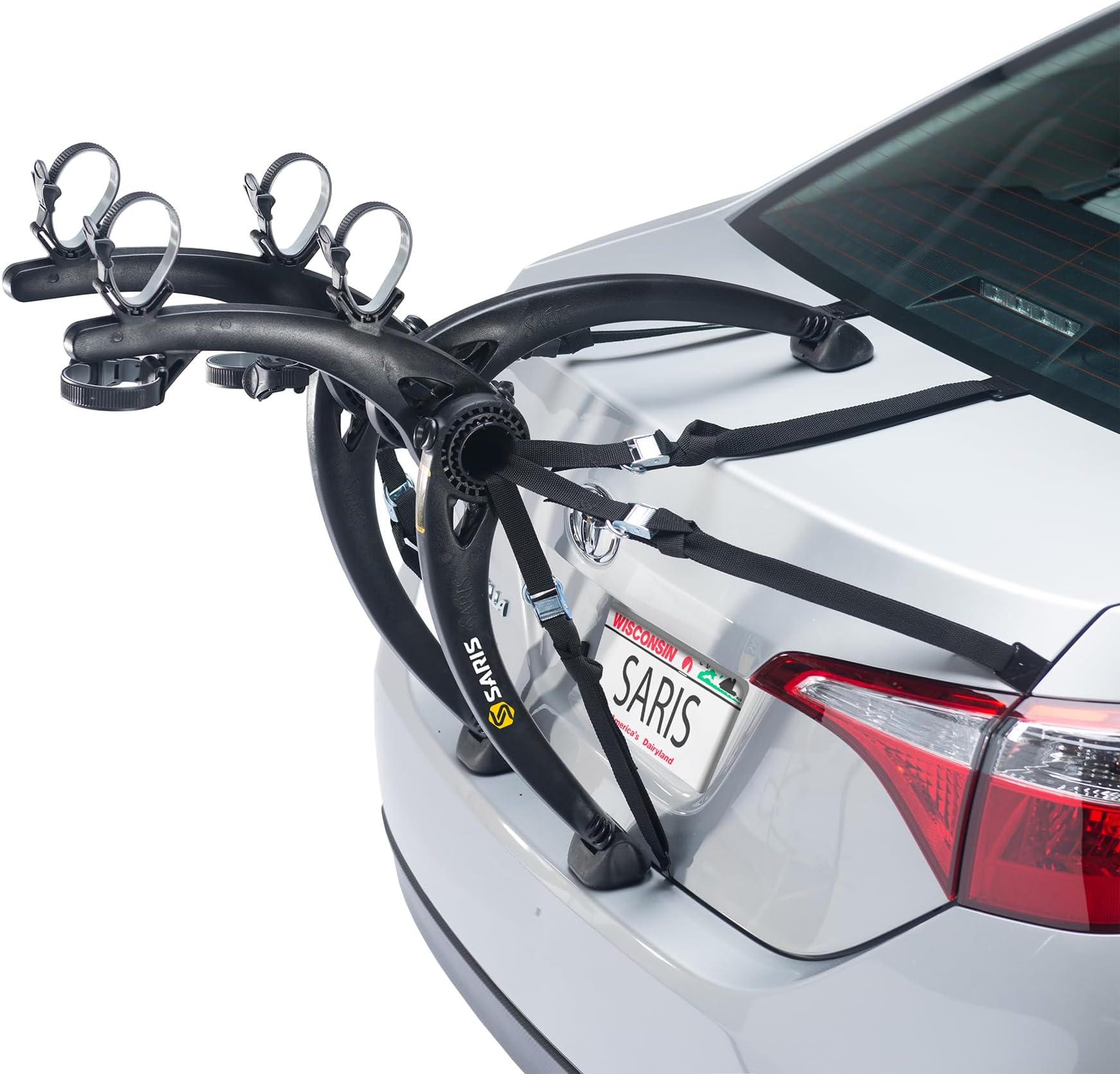 Amazon.com : Allen Sports Deluxe 2-Bike Trunk Mount Rack : Bicycle Rack ...