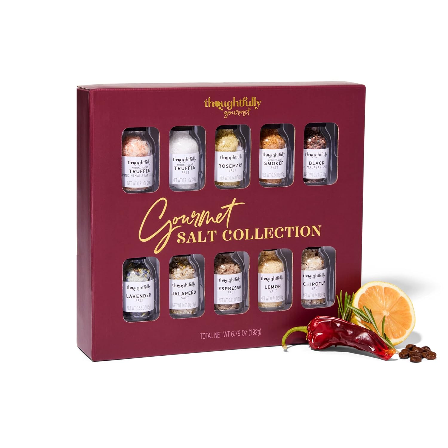 Amazon.com : Thoughtfully Gourmet, Gourmet Cooking Salt Sampler Gift ...