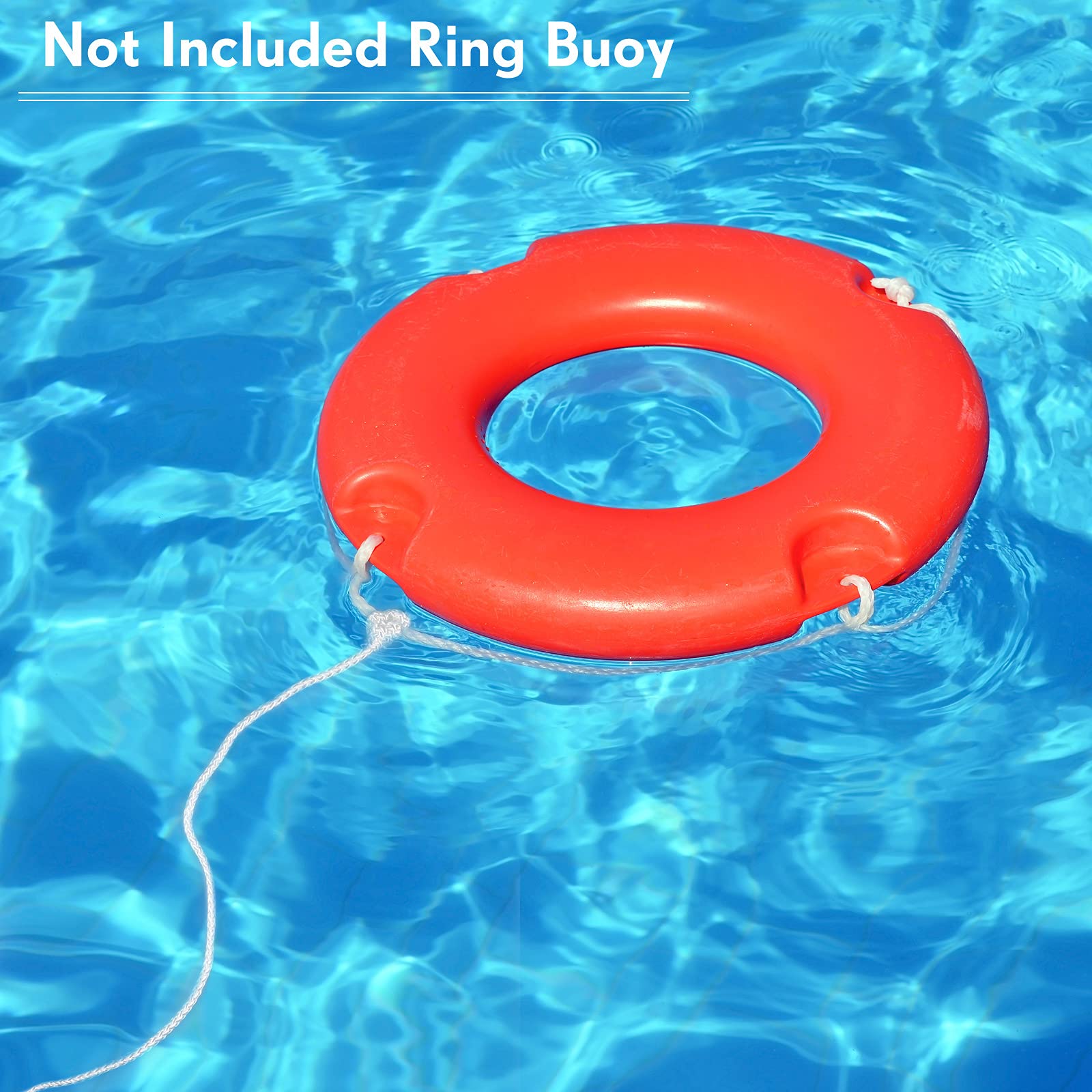 Snapklik.com : Shappy Floating Rope Life Ring Rope Lifesaving Dock ...