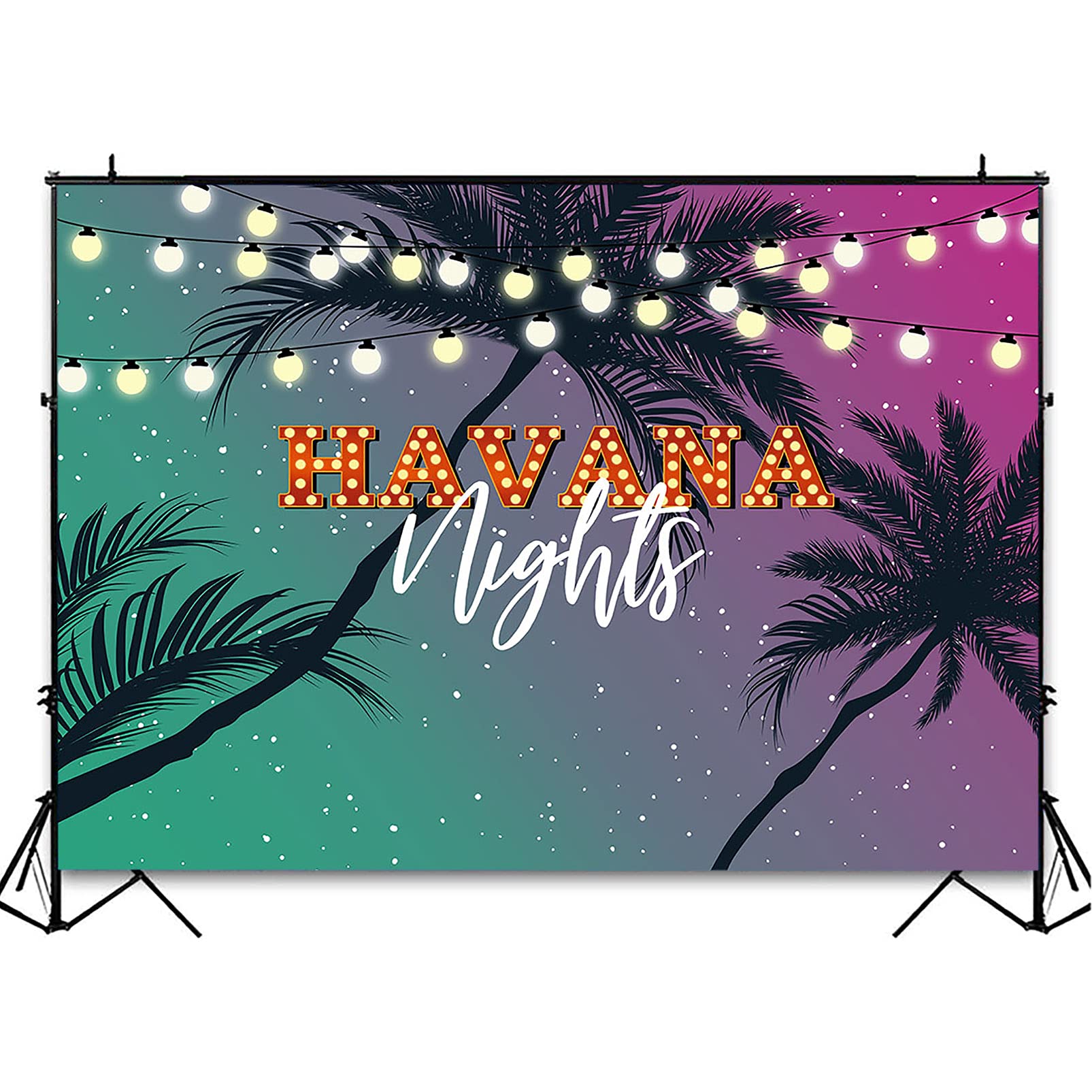 Buy Avezano Havana Nights Backdrop for Adult Birthday Party Photoshoot ...