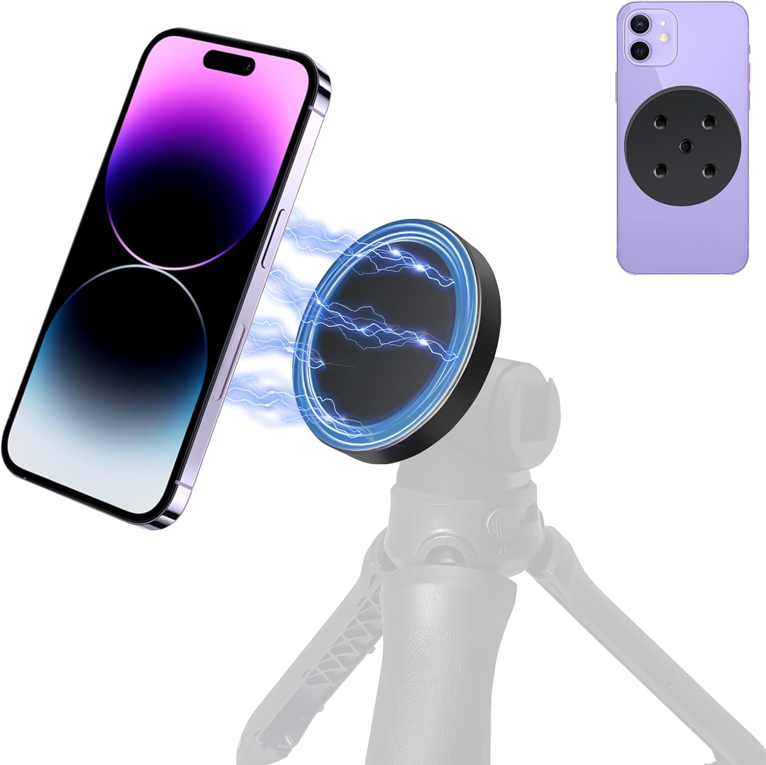 Amazon.com : Aothey Magnetic Tripod Mount, 1/4" Tripod Adapter ...