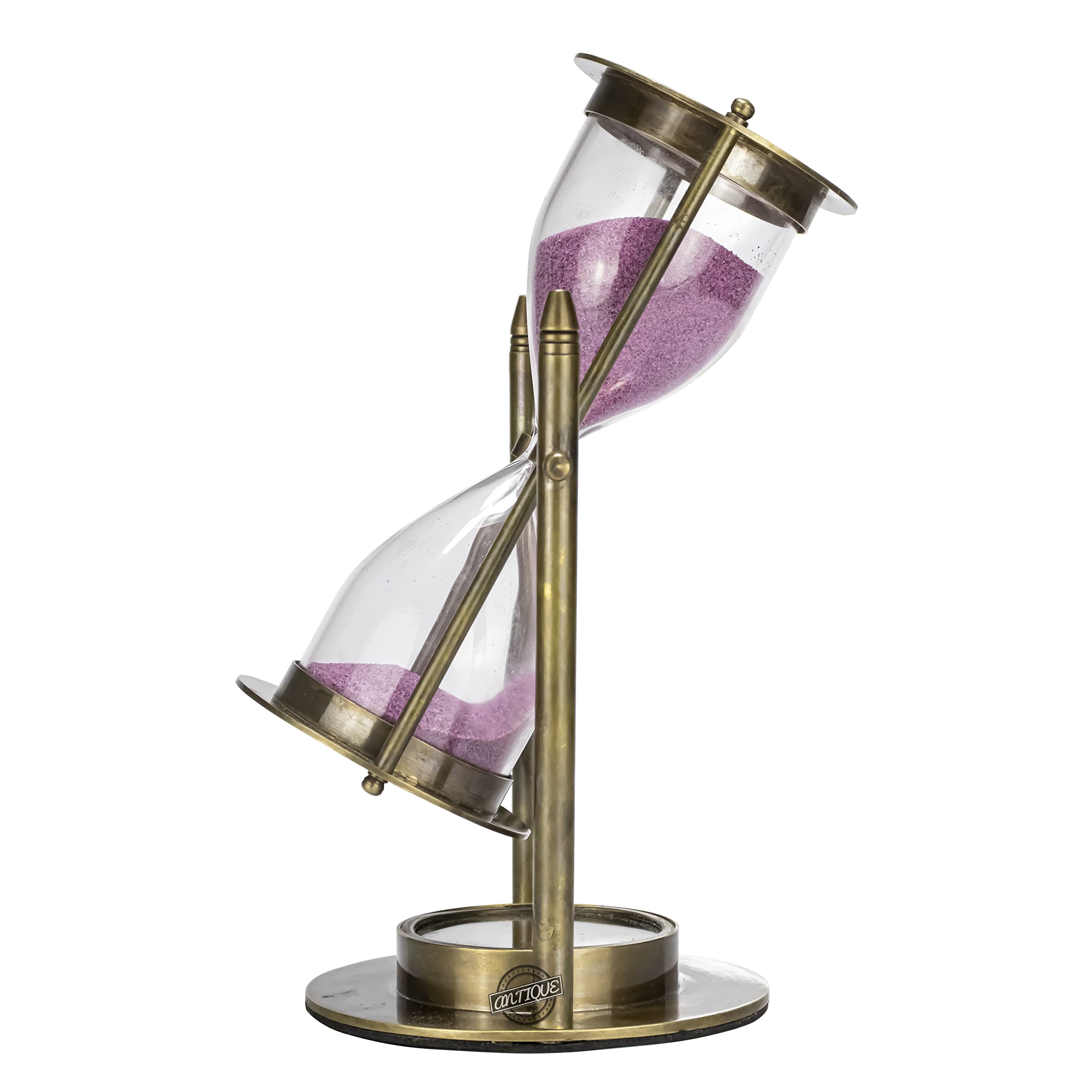 Reloj De Arena Victoriano Vintage Reloj De Arena Antiguo Wooden