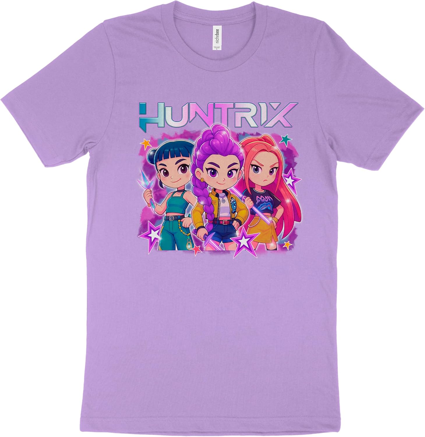 Amazon.com: Huntrix Shirt - Demon Pop Hunters Shirt - Dark Fantasy Idol ...