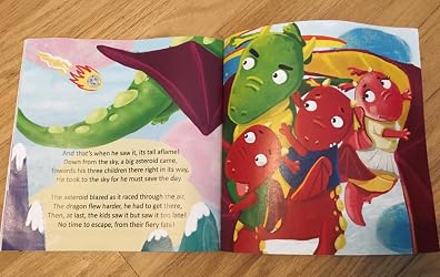Amazon.com: Daddy Dragon Saves the Day: Picture Rhyming book for kids ...