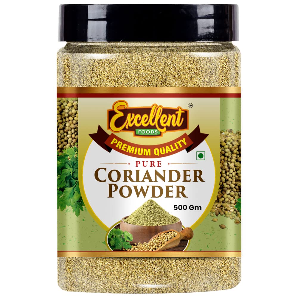EXCELLENT FOODS - Pure Coriander Powder 500g : Amazon.in: Grocery ...