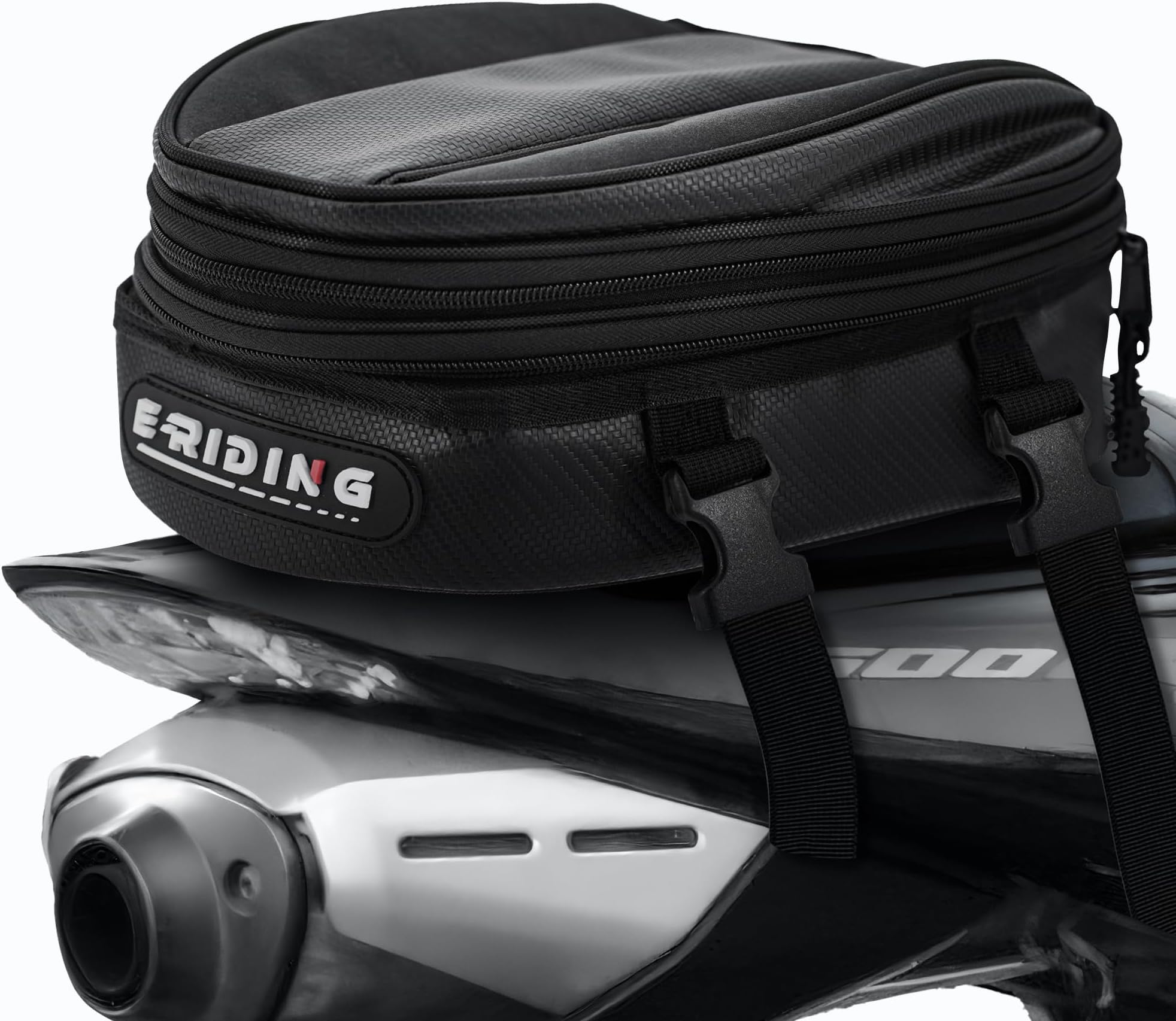 Amazon.com: E-riding Motorcycle Tail Bag, 12L-15L Expandable Waterproof ...