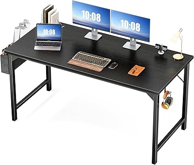Amazon.com: OLIXIS Computer Desk 48 Inch Home Office Work Study Writing ...