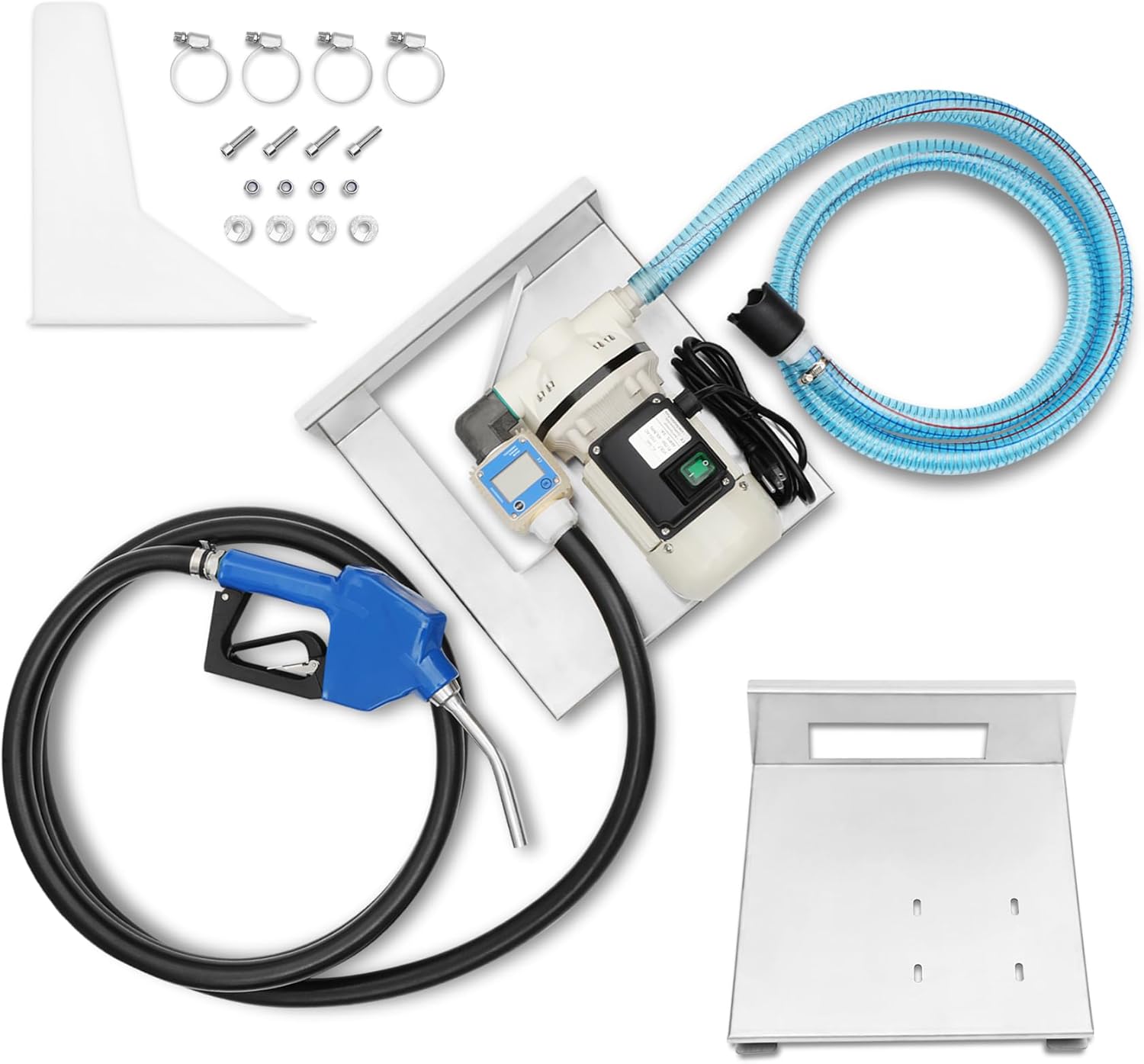 DEF Transfer Pump Kit 10GPM/40LPM 110VAC 550W 3A with Stainless steel ...