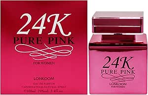 LONKOOM Eau De Parfum 24K PURE PINK Floral-Fruity Perfume For Women ...