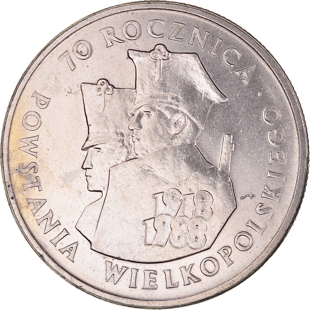 1988 MW 100 Zloty Polish Coin Issued In Memory Of Great Polish Uprising ...