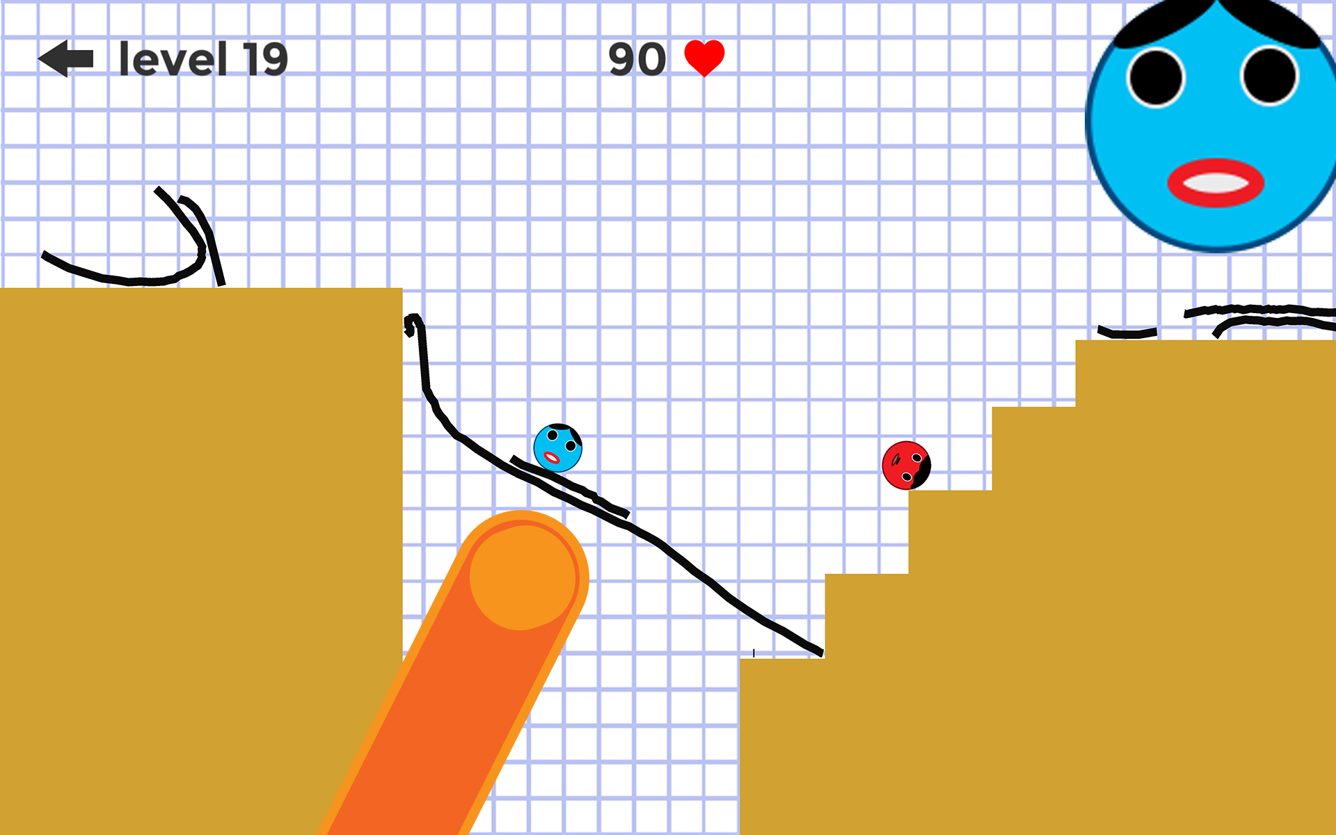 Ball Link Red and Blue Physics Draw - App on Amazon Appstore