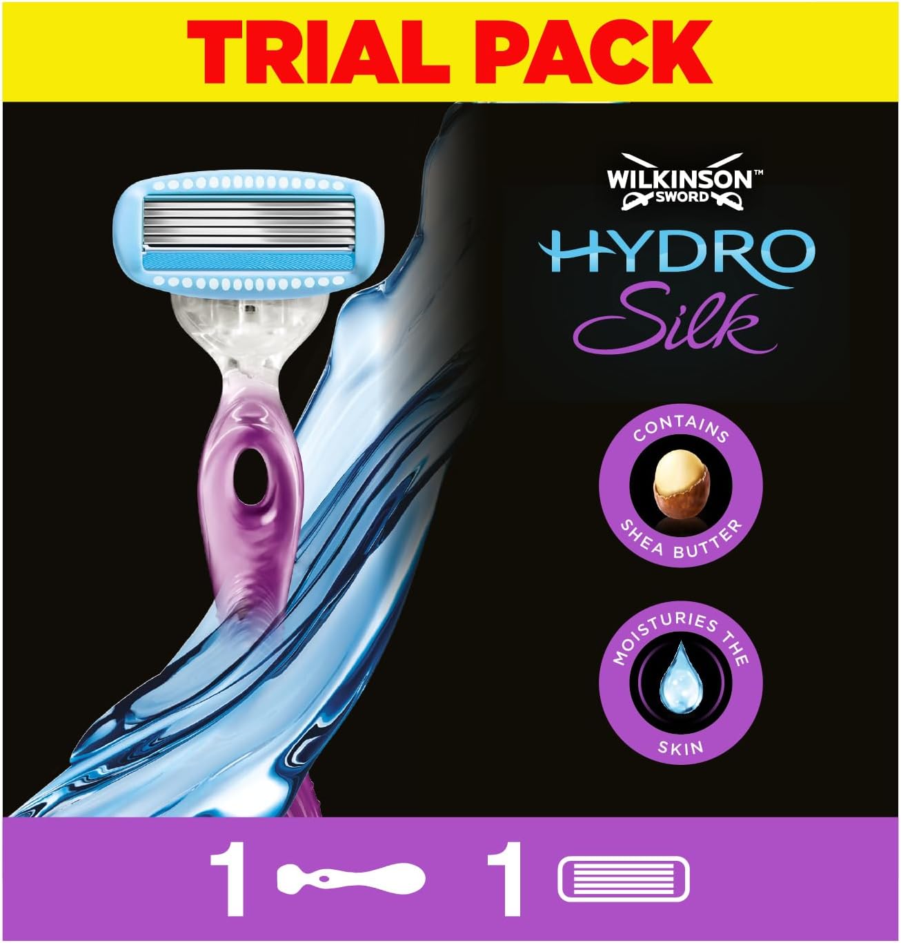 Amazon.com: Wilkinson Sword Hydro Silk Razor for Women : Beauty ...
