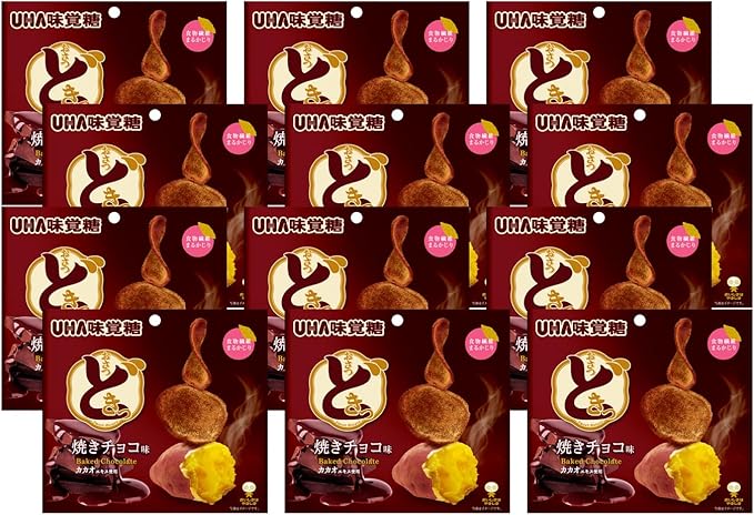 Amazon.co.jp: UHA味覚糖 おさつどきっ 焼きチョコ味 SP 40g×12袋 : 食品・飲料・お酒