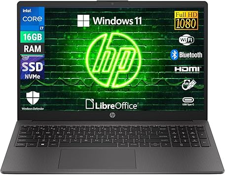 HP 250 G10 i7-1355U 15.6" FHD 16GB RAM 512GB SSD Win11