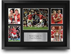 Amazon.com: HWC Trading Ryan Giggs & Paul Scholes Manchester United Man ...