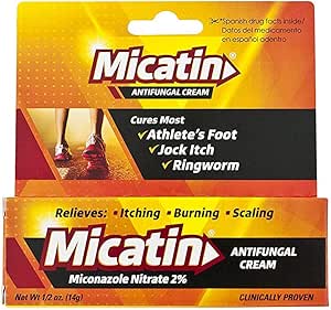 Amazon.com: Micatin Crema Antifúngica para Pie de Atleta - 14 Gm ...