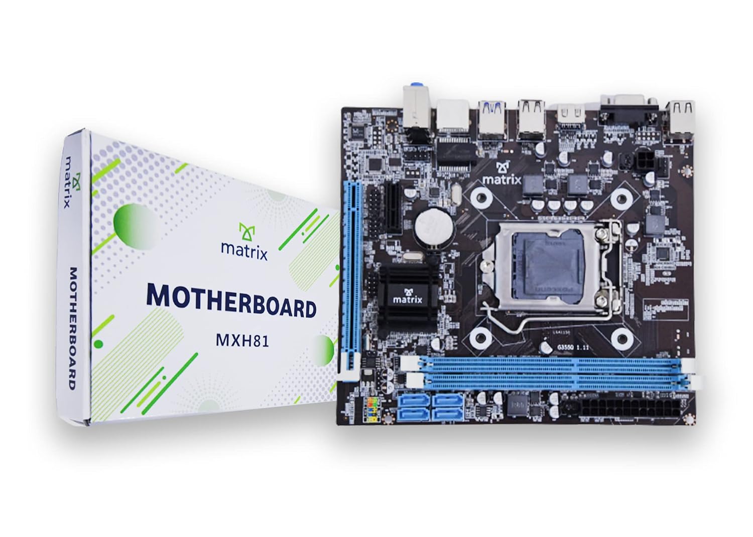 Amazon.in: Buy Matrix H81 4th/5th Generation Motherboard II LGA 1150 ...