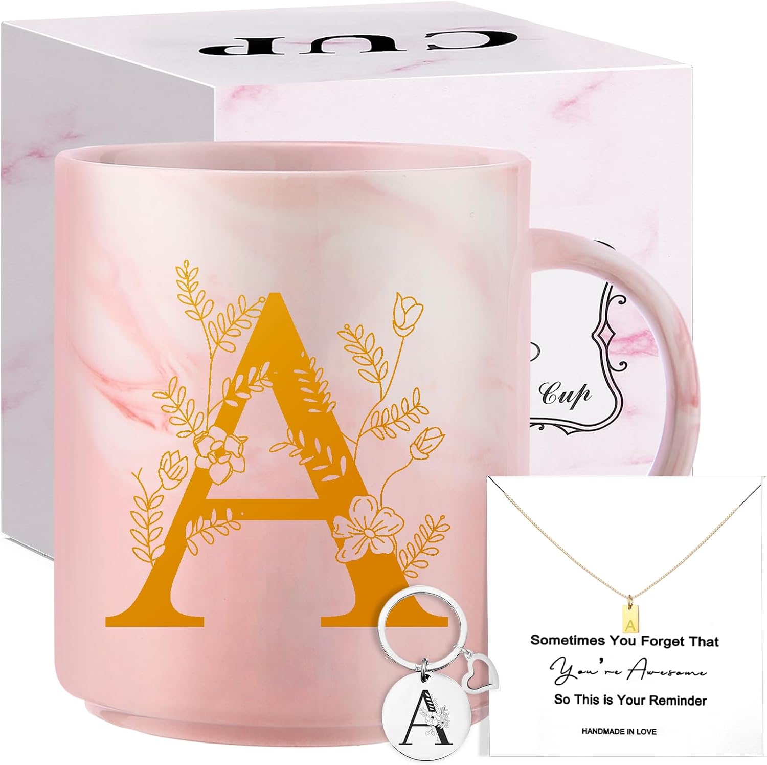 Amazon.com: Personalized Monogrammed Gifts for Women,11 oz Initial ...