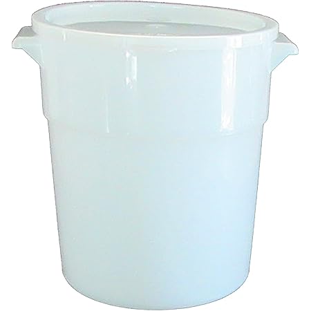 Amazon.com: Large 6 Quart Plastic Dough Rising Bucket with Lid: Home ...