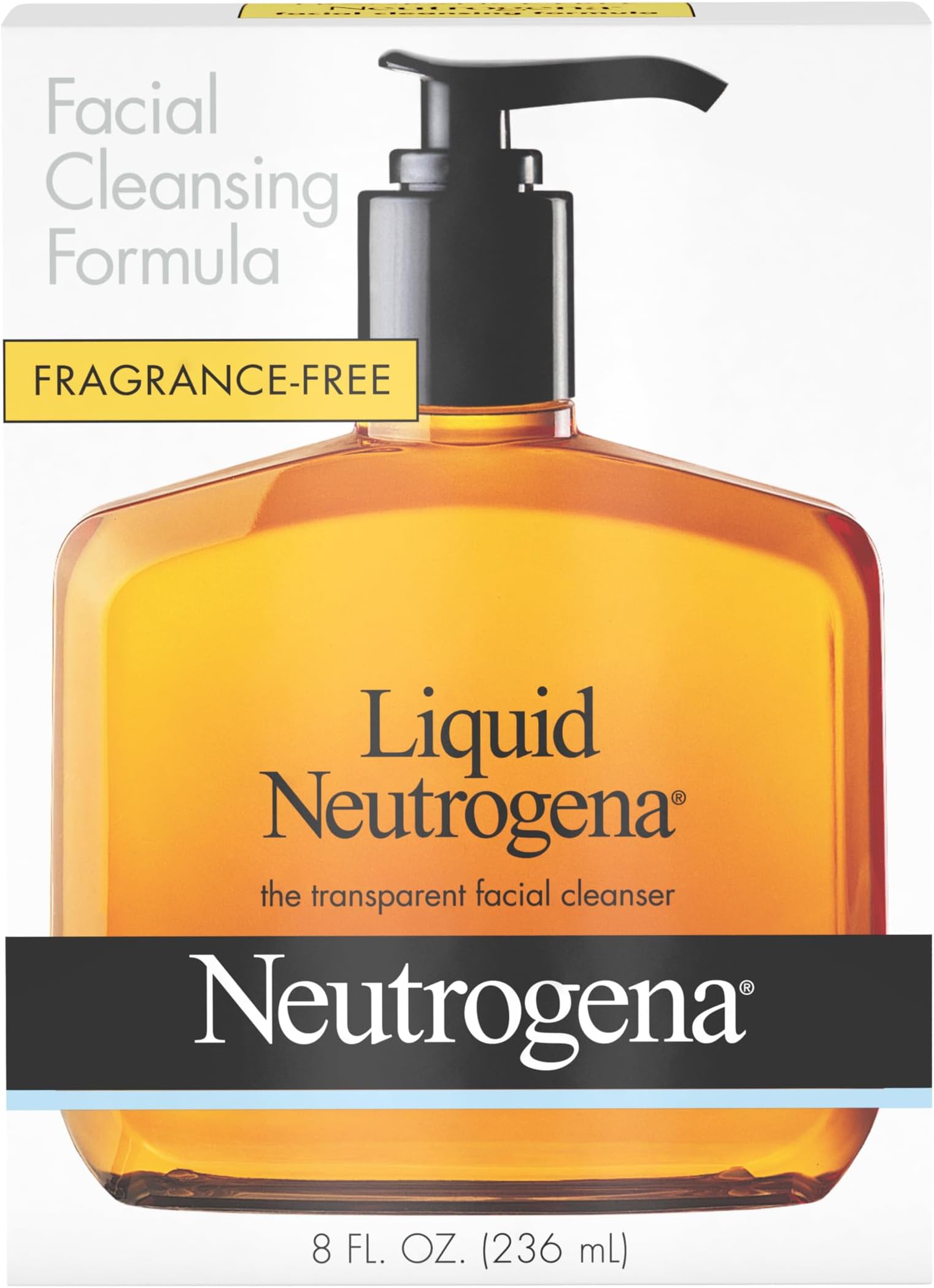 Amazon.com: Neutrogena Liquid Fragrance-Free Gentle Facial Cleanser ...