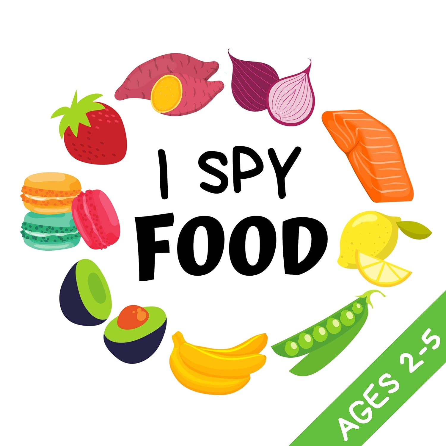 Amazon.com: I Spy Food: Alphabet Book Ages 2-5 for Toddlers ...