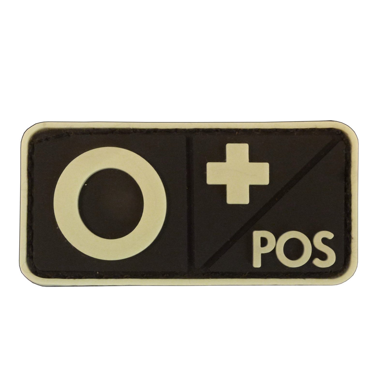 Airsoft Plate Carrier First Aid Blood Type Patch PVC O Positive ...