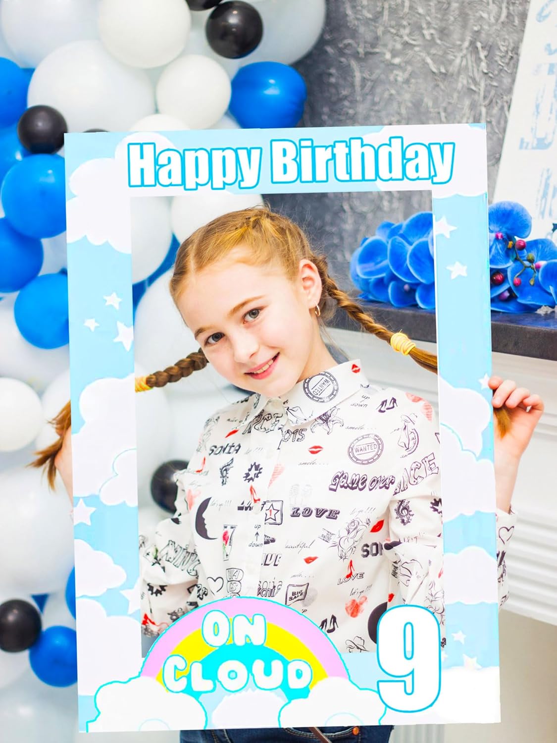 Amazon.com: LaVenty On Cloud 9 Birthday Decoration On Cloud 9 Party ...