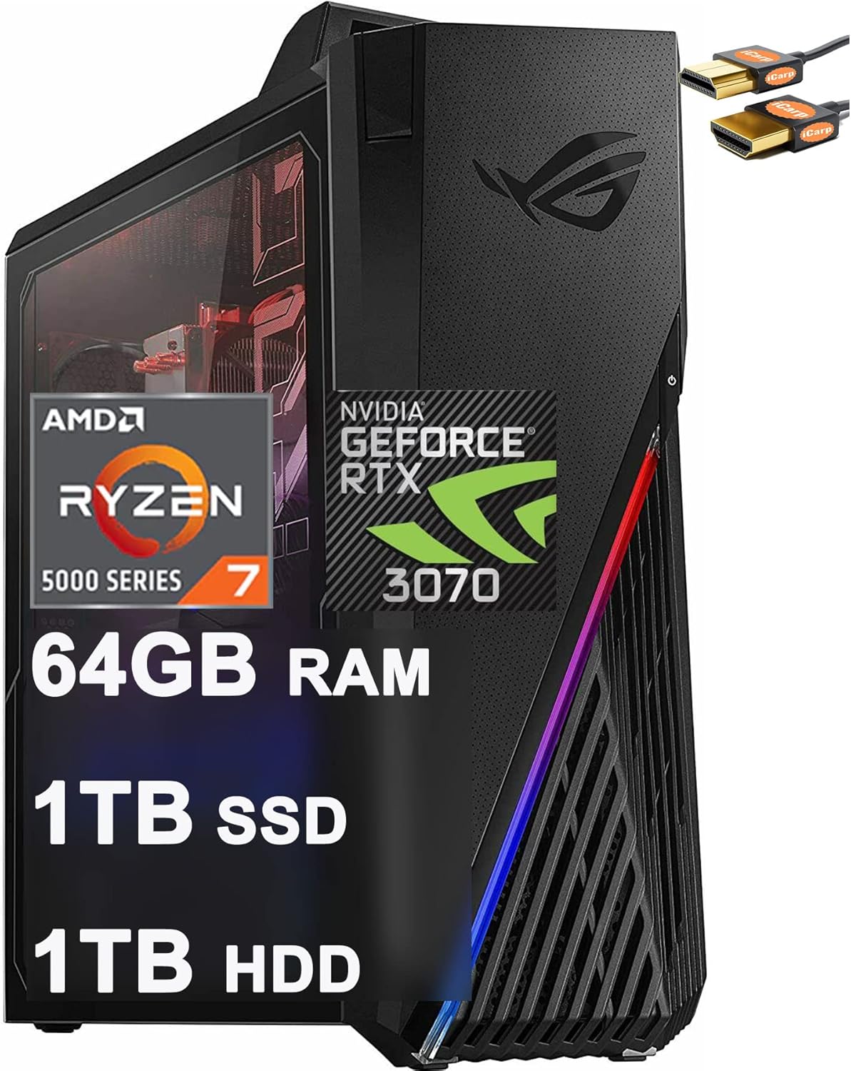 ASUS ROG G15CE-B11 Gaming Entertainment Desktop PC (Intel