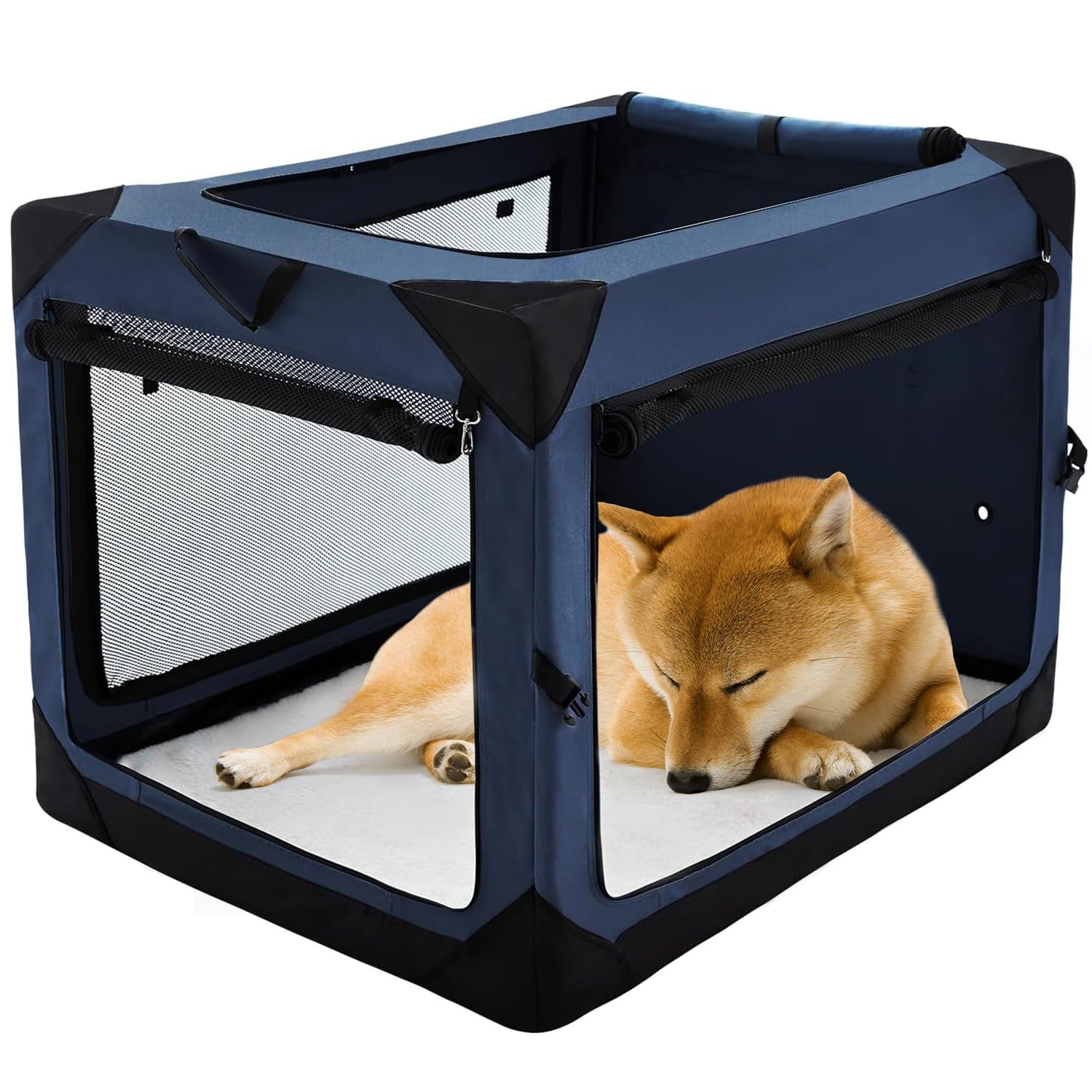 Snapklik.com : Pettycare 30 Inch Collapsible Dog Crate For Medium Dogs ...