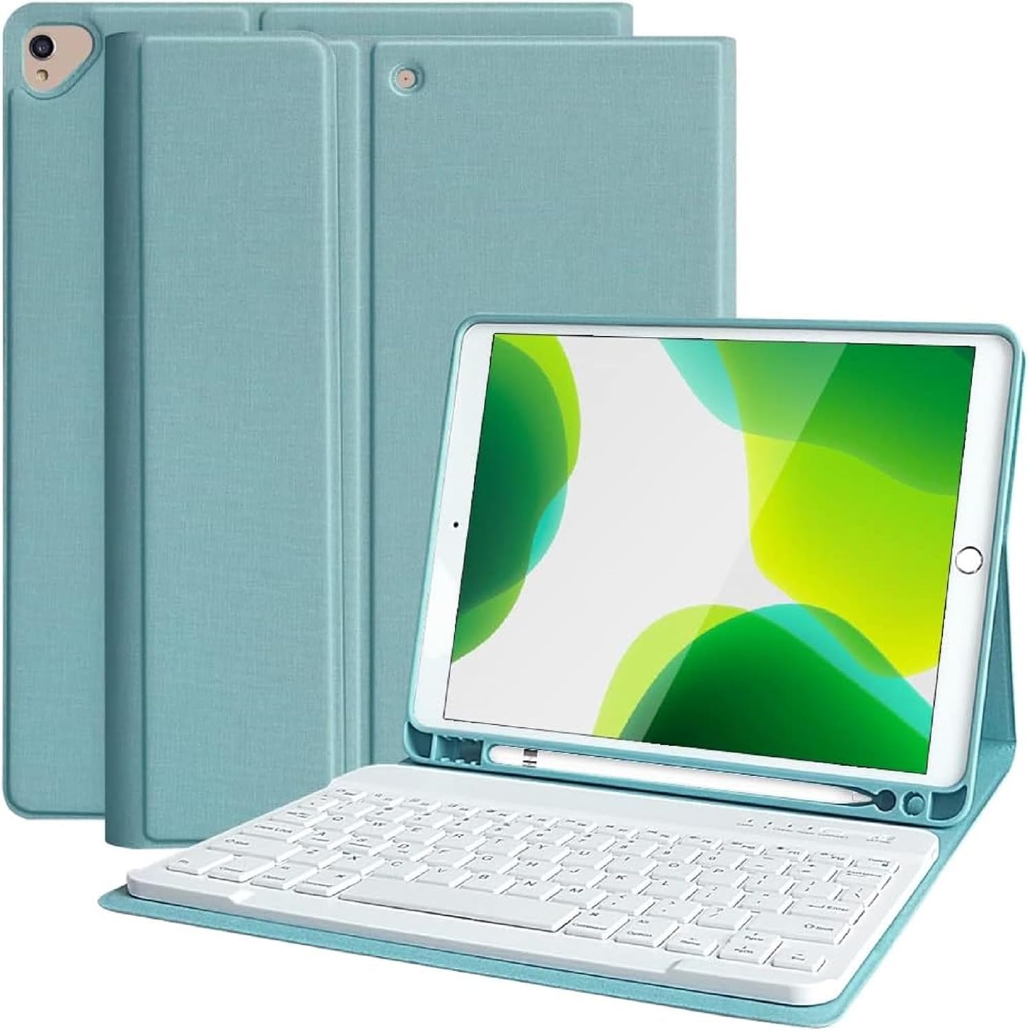 KBCASE Keyboard Case for iPad 9th/8th/7th Generation 2021/2020/2019 ...