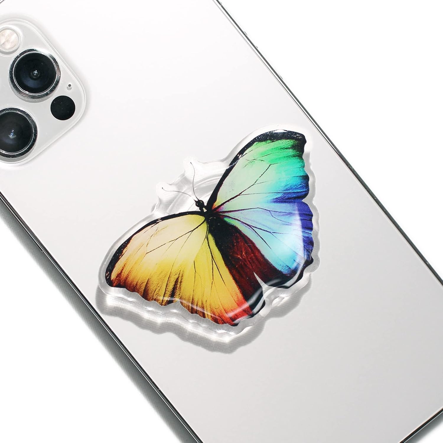 Amazon.com: COMMONKUNST Rare Butterfly Phone Grip Realistic Acrylic ...