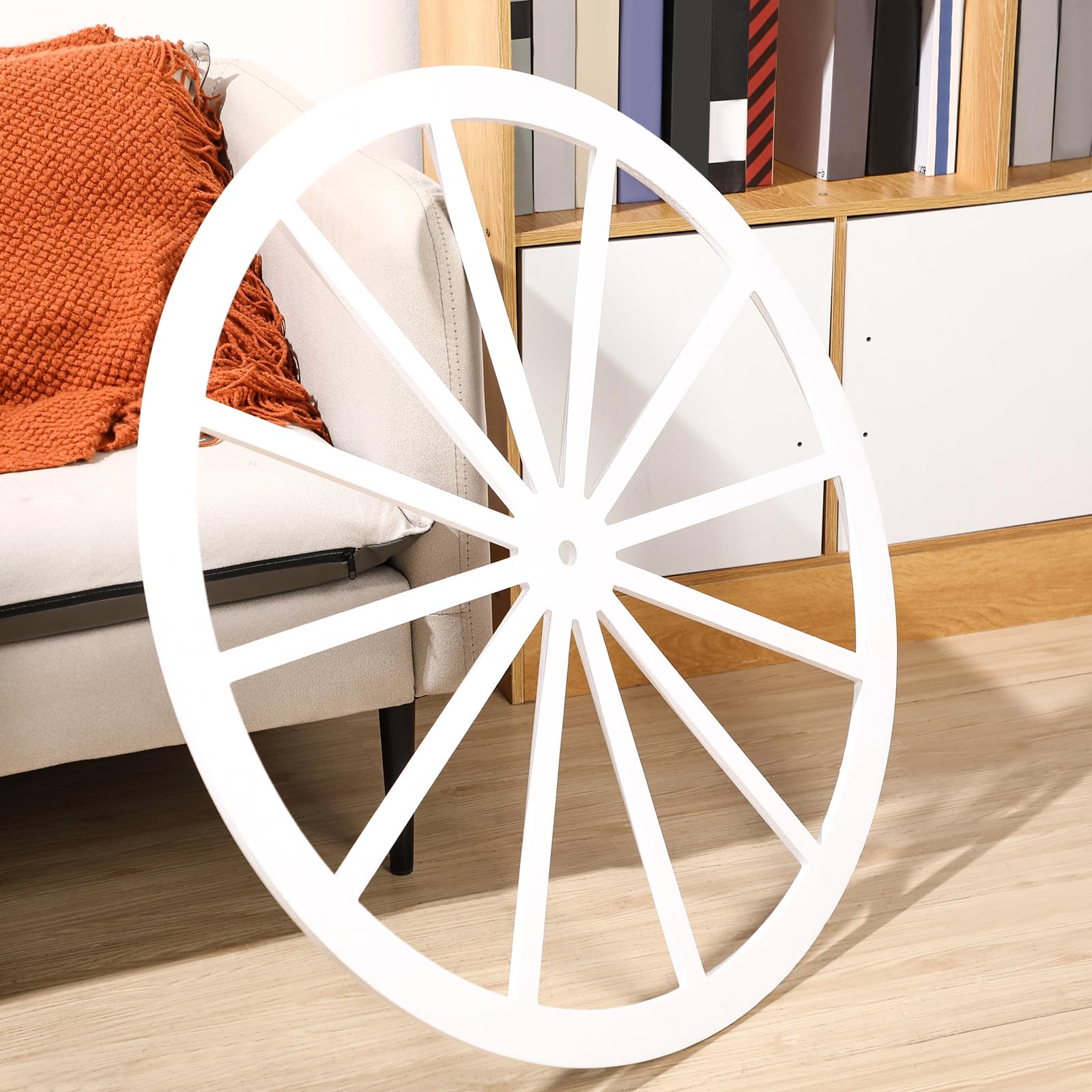 Snapklik.com : DaisyInner Wood Wagon Wheel Decorative Old Western Style ...