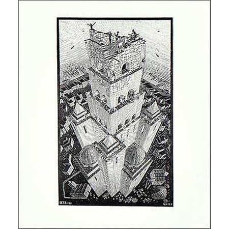 Amazon.com: Pyramid America M.C. Escher Verbum Cool Wall Decor Art ...