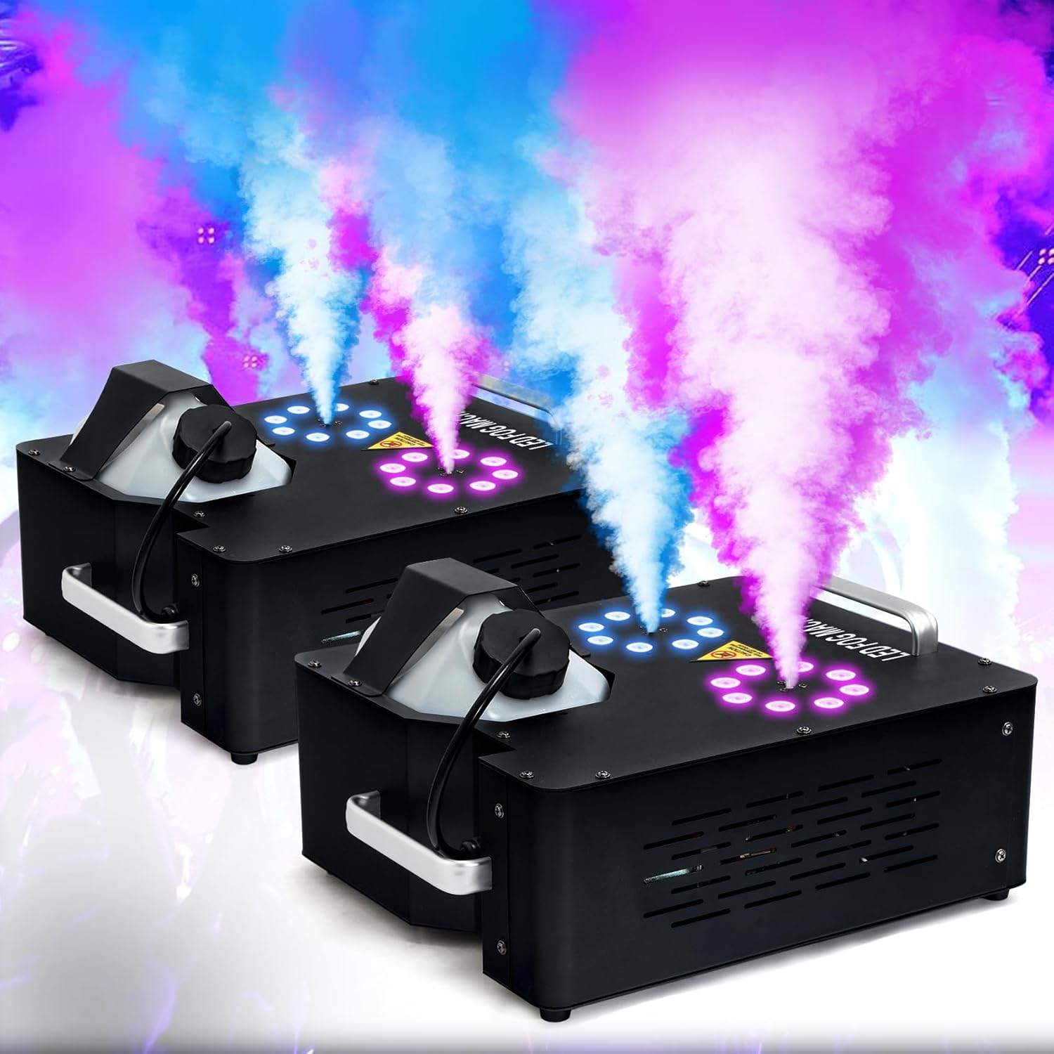 Amazon.com: TCFUNDY 2PCS Fog Machine Dual Vertical Spray for Halloween ...