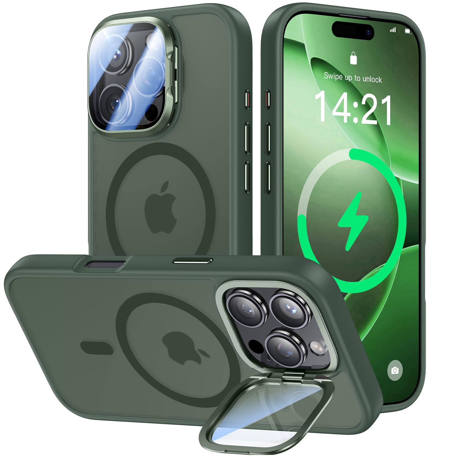 Amazon.com: VOFATA [Upgraded] for iPhone 16 Pro Max Case with Metal ...